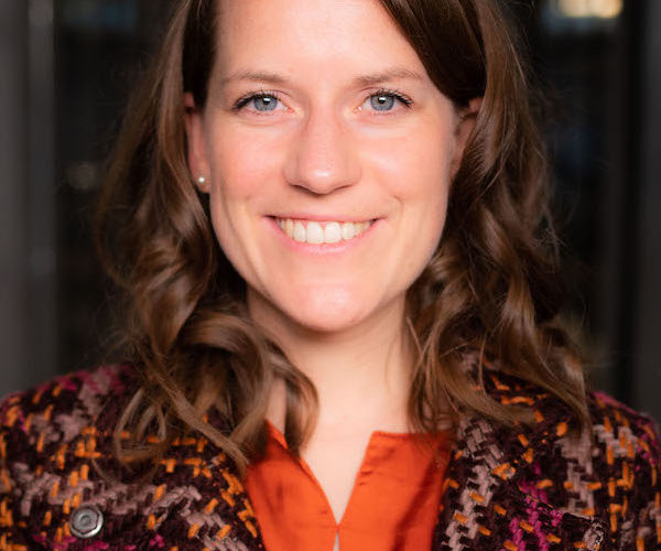 Eva Murray with Cade Massey at the 2019 Wharton People Analytics ...